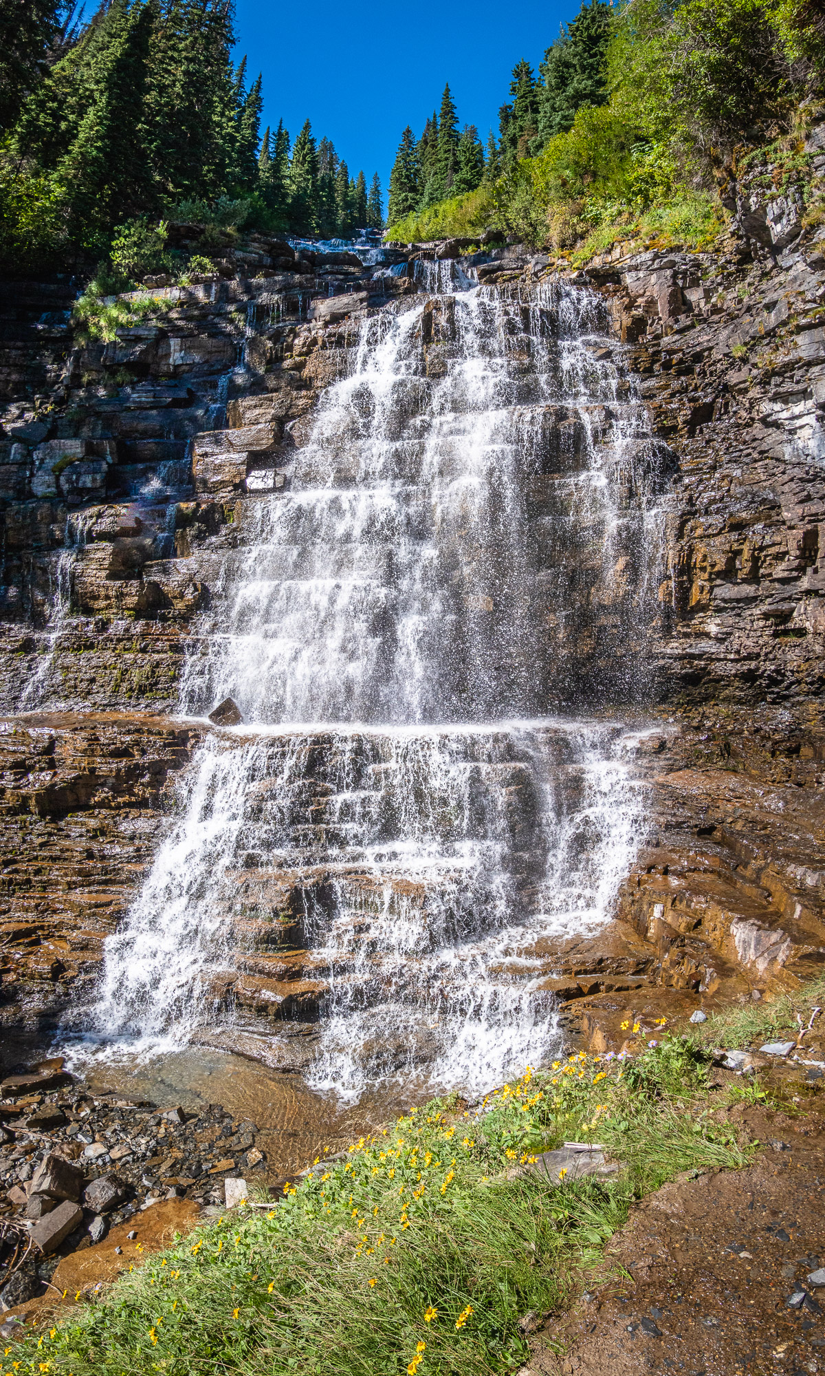 Florence Falls, Gunsight Lake and Piegan Pass Hikes - Our Epic Journey